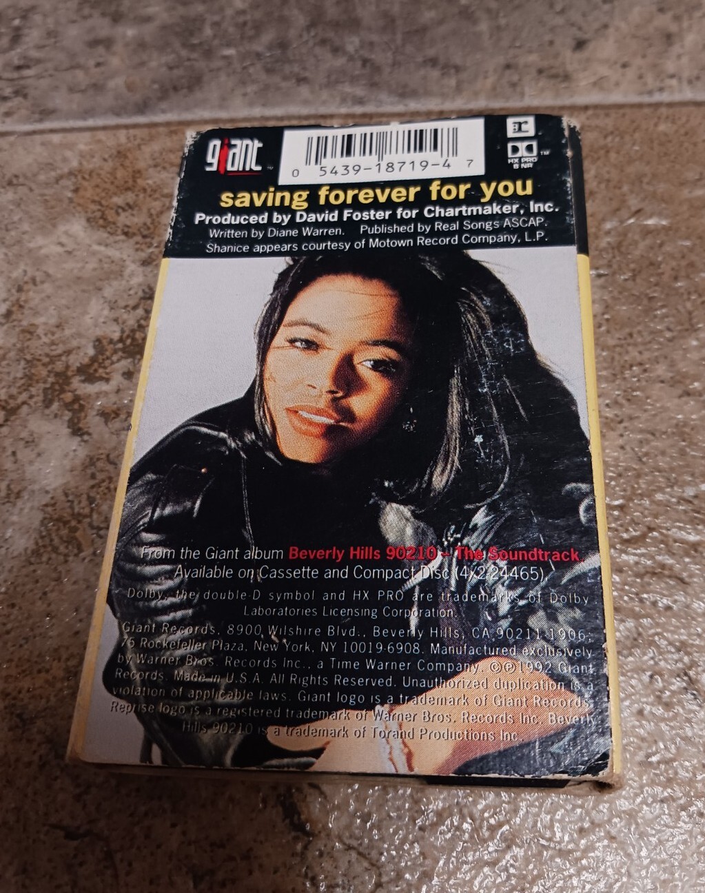 Shanice Saving Forever For You Cassette Single Tape Beverly Hills 90210 ...