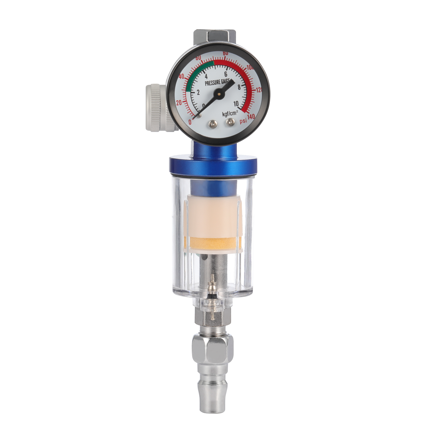 1/4" Spray Gun Air Regulator Gauge Air Pressure Regulator Paint Gun ...