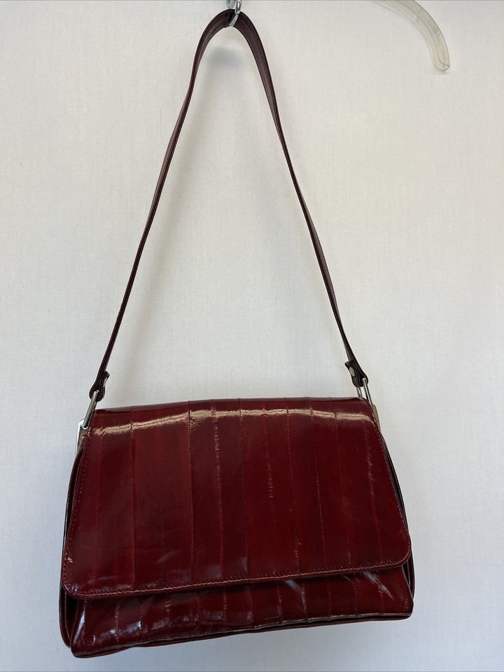 Lee Sands Eel skin Vintage Red purse NWT | eBay