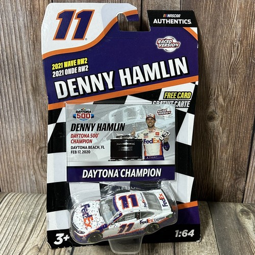 Denny Hamlin #11 2020 Daytona 500 1/64 NASCAR Authentics 2021 Wave RW2 ...