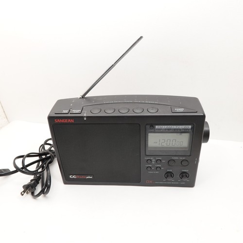 CC Radio Plus DX Portable AM/FM Weather Alerts radio Portable Black ...