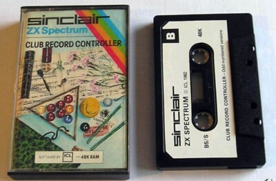 Sinclair ZX Spectrum 48K Utility - CLUB RECORD CONTROLLER - Sinclair ...