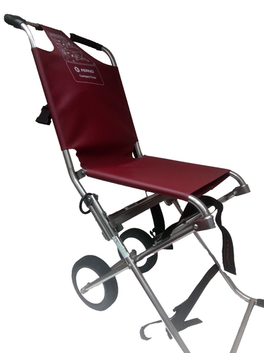 Ferno Compact Carry Chair Evacuation Evac Folding 2 Wheel RED | eBay UK