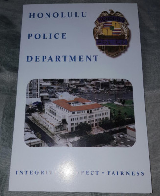 Collectibles HPD Honolulu Police Department patch with presentation ...