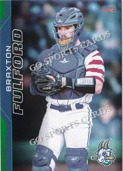 2024 Hartford Yard Goats Braxton Fulford RC Rookie Card Rockies Minor ...