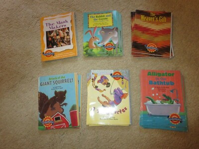 PRIMARY TEACHERS:6 SETS LEVELED READERS, GUIDED READING, HOUGHTON ...