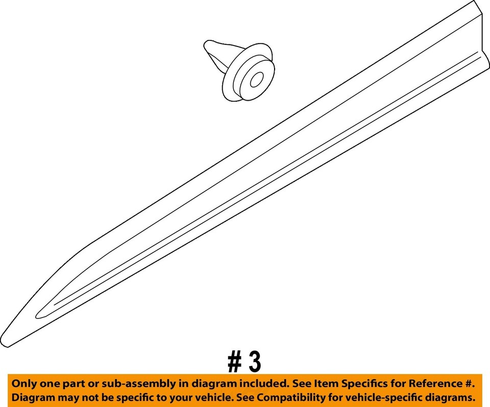 MITSUBISHI OEM 14-19 Outlander PHEV Exterior Trim-Lower Molding ...