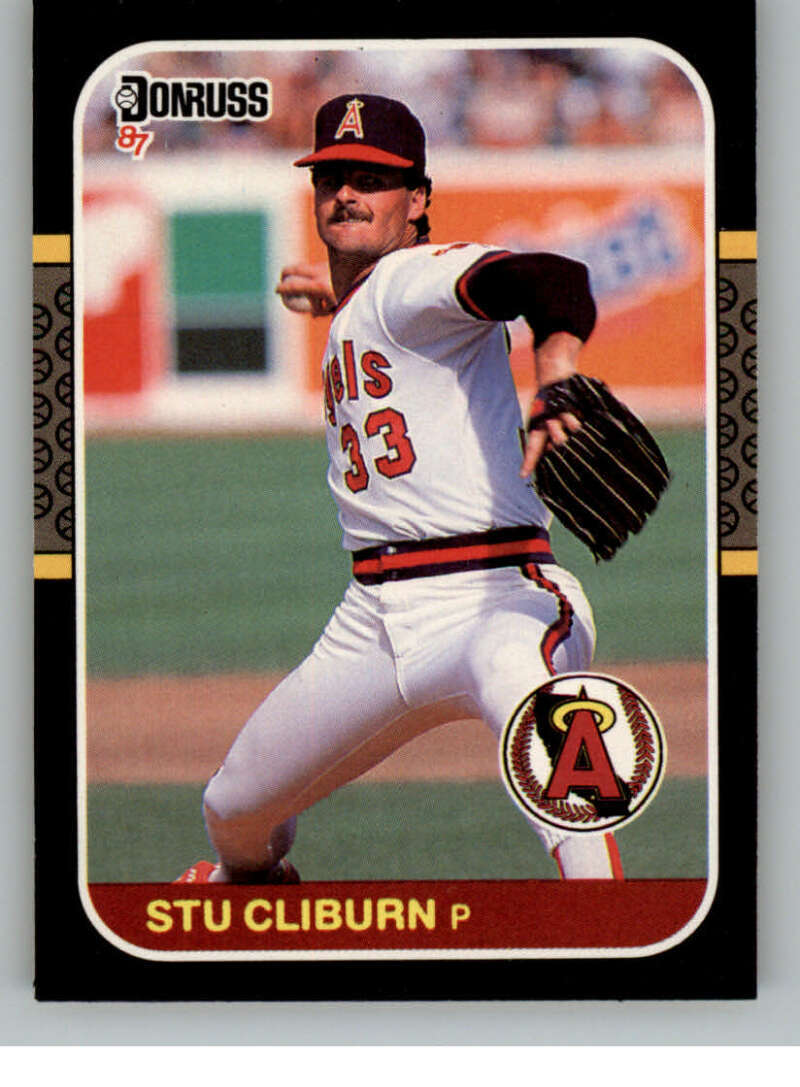 1987 Donruss #530 Stew Cliburn Angels | eBay