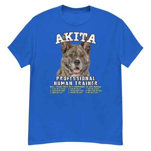 Akita Brindle Professional Human Trainer Unisex T Shirt | eBay