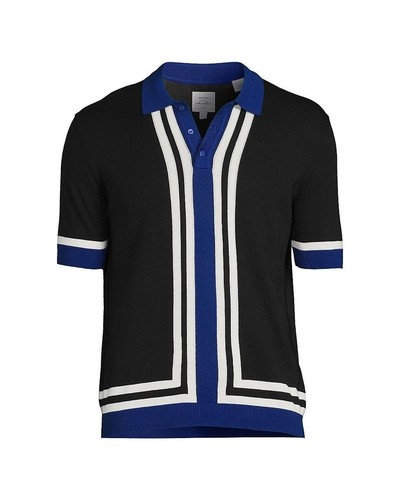 NEW MAX 'N CHESTER Striped Polo MENS NAVY TEAL SIZE XL / 100% AUTHENTIC ...