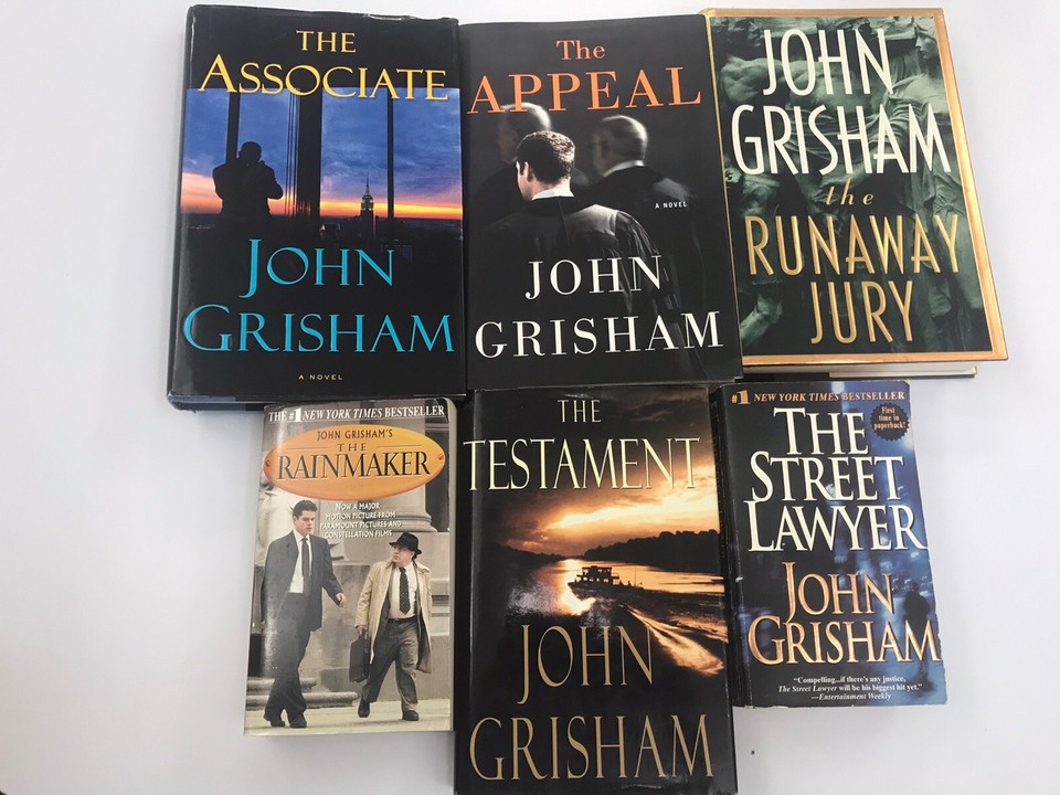 Lot of 7 John Grisham Hardcover (2PB) Books - Random - Free Shipping ...