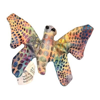 Tiny Plush Cloth Multicolor Butterfly 3 Inch Toy | eBay