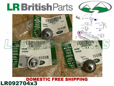 GENUINE LAND ROVER AIR DEFLECTOR SCREW SET OF 3 RANGE ROVER VELAR ...