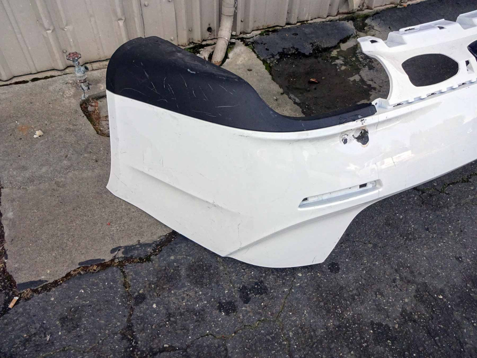 Maserati Ghibli M157 Rear Bumper White Damaged Part# 673004365 I | eBay UK