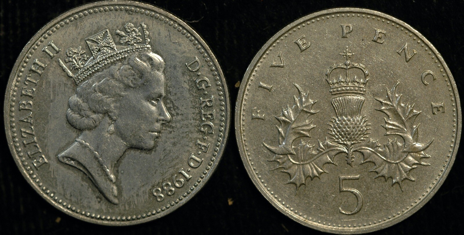 Five Pence 5p 1968 - 2005 Large and Small Size UNC-BU Choose Your Date ...