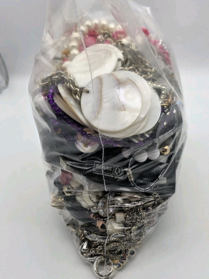 Mixed Grab Bag Lot of Costume Necklaces Bracelets Jewelry Over 6lbs | eBay