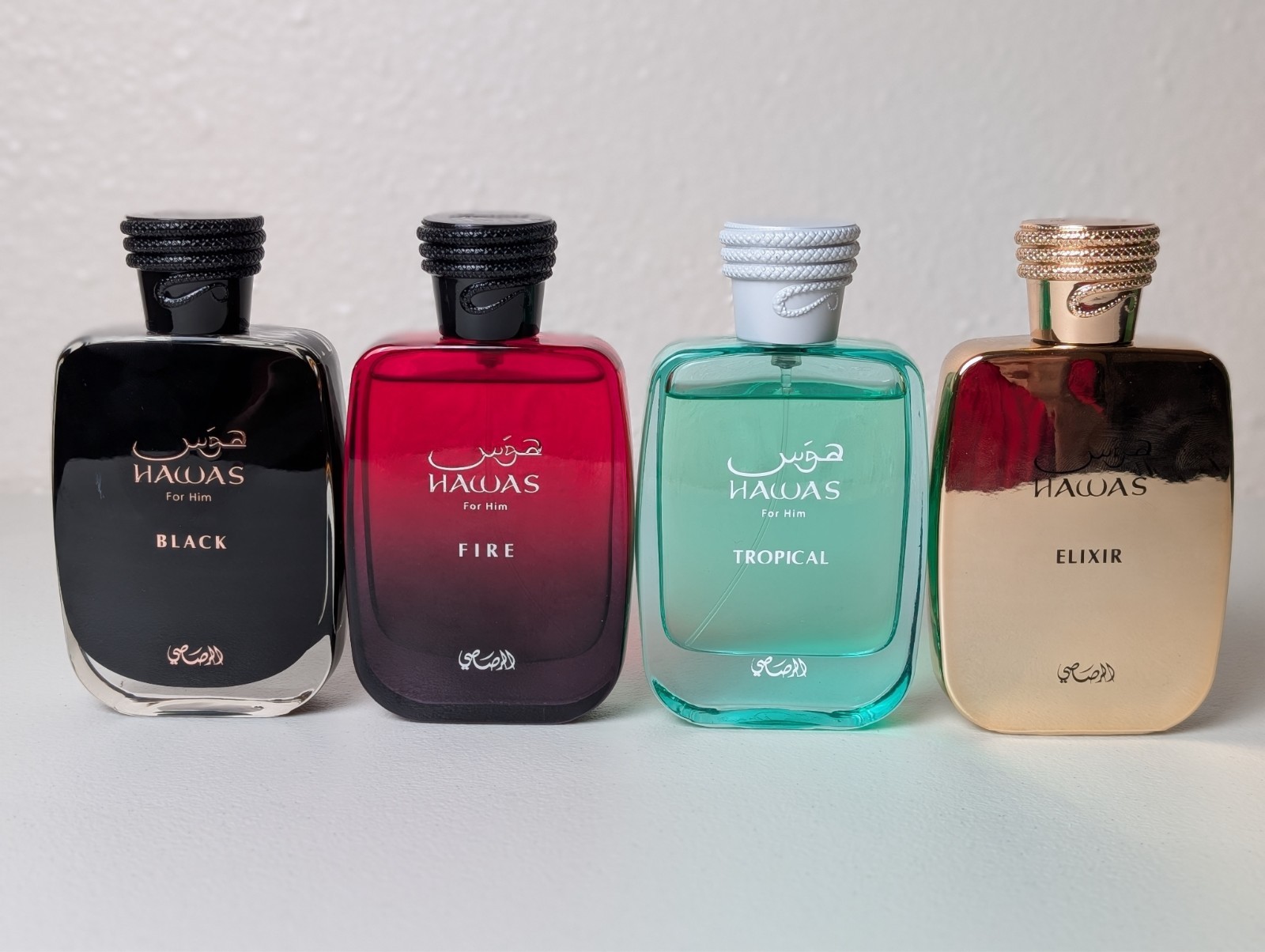 Hawas Cologne Lot (4): Black, Fire, Tropical & Elixir | eBay