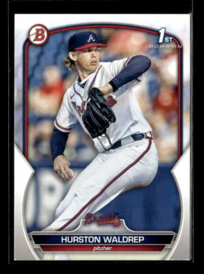 2023 Bowman Draft Paper Hurston Waldrep Braves 1st #BD-114 5 Card Lot ...