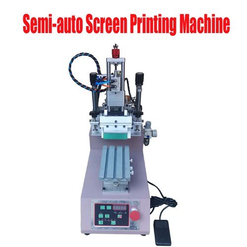 High precision screen printing machine semi-automatic mini desktop ...