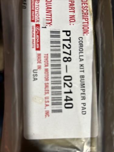 NEW Genuine OEM Toyota Corolla 14-19 Plastic Rear Bumper Protector ...