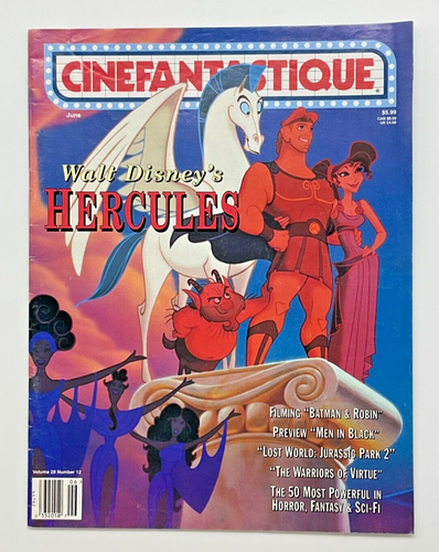 Walt Disney's Hercules, CINEFANTASTIQUE MAGAZINE VOL 28 ISSUE 12 (1997 ...