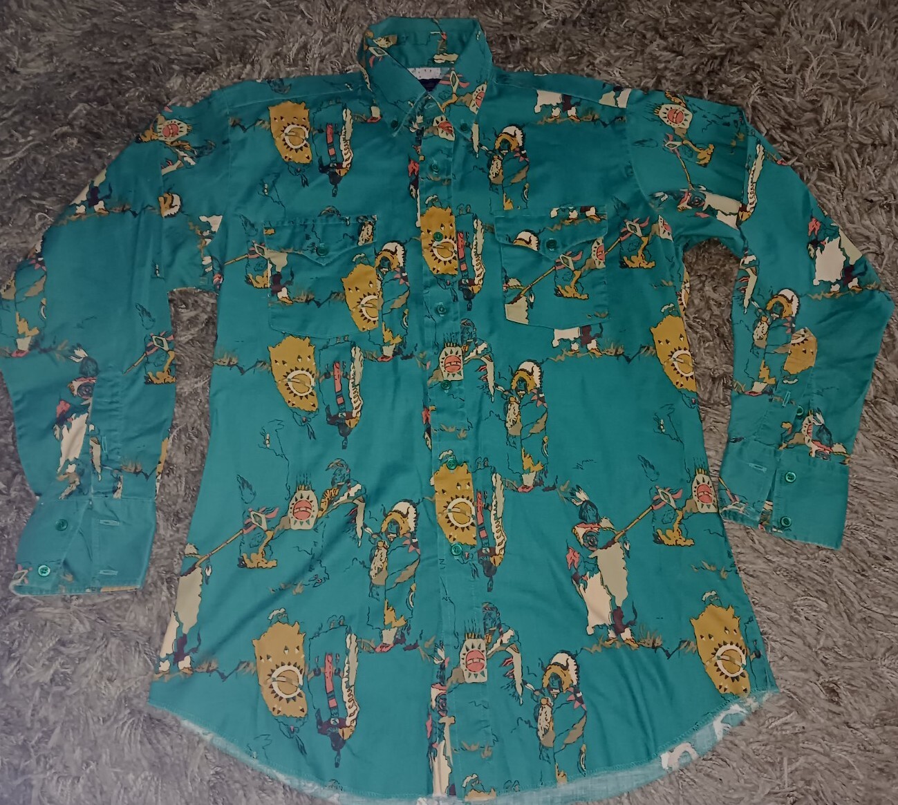 VTG Panhandle Slim Native American Indian Tribal Pear… - Gem