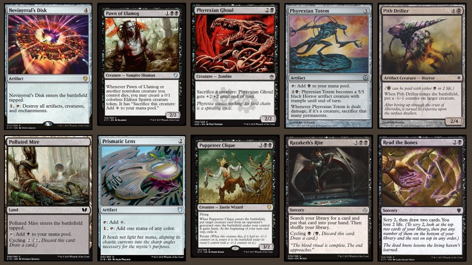 MIKAEUS, THE UNHALLOWED EDH COMMANDER Magic Gathering MTG 100 cards ...