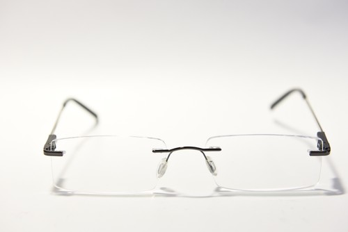 GOGGLES4U EYE PLOYER E030 RIMLESS EYEGLASS FRAMES SILVER GUNMETAL 50-18 ...