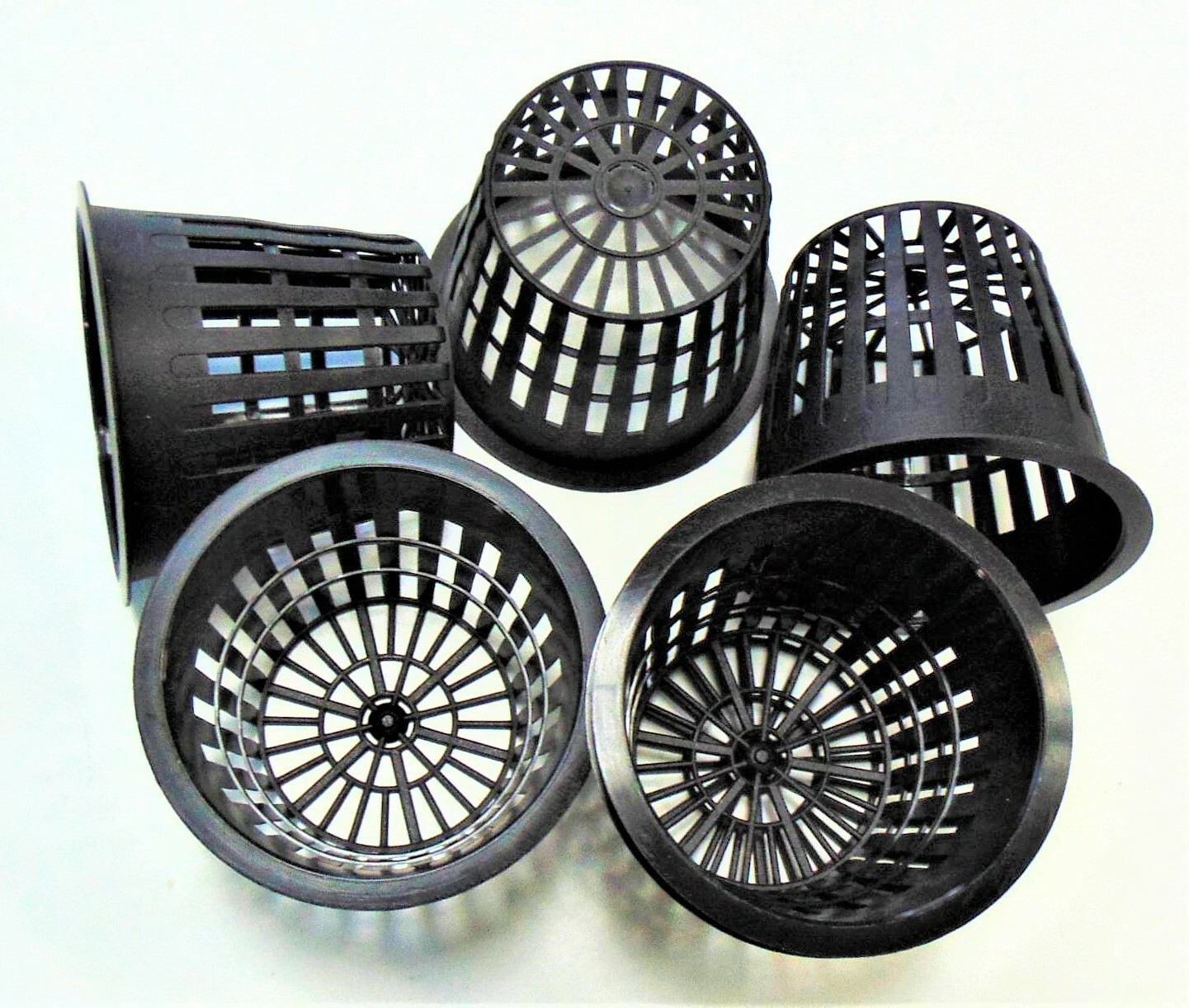 50 Heavy Duty 3" Wide Rim Net Pot Cups For Hydroponic Plant Growing and ...