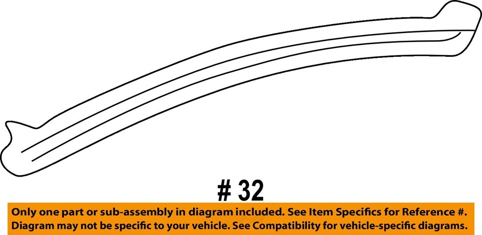 MERCEDES OEM 05-09 SL65 AMG Retractable Top-Side Seal Right 2307900698 ...