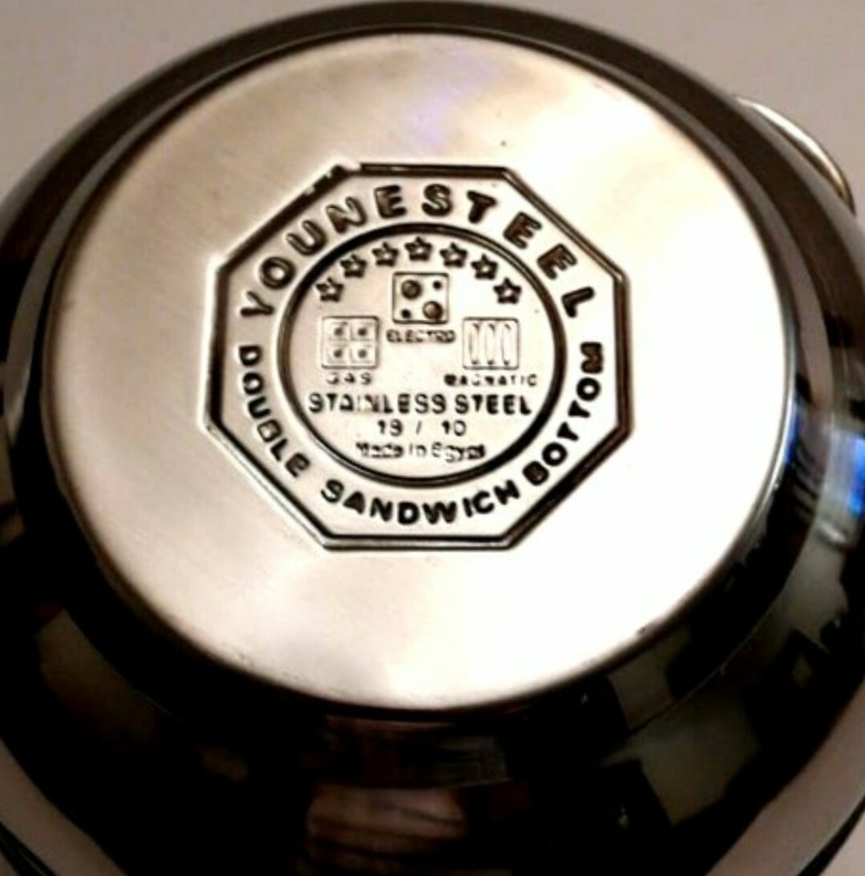 Beans Cooking Pot Stainless Steel Cookware Egyptian Damasa Double ...