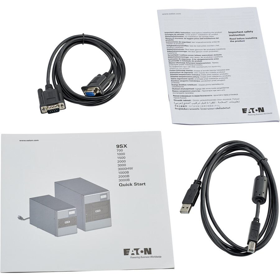 Eaton 9SX 1000VA 900W 120V Online Double-Conversion UPS - 6 NEMA 5-15R ...