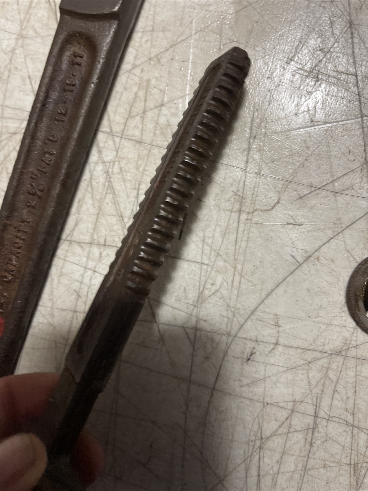 Vintage Rare 12" inch Trimo -Pipe Spud Monkey Wrench- Trimont MFG ...