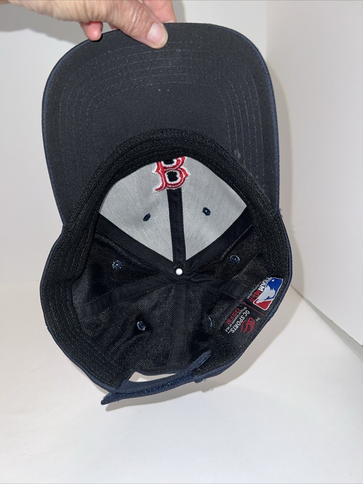 Boston Red Sox Script Red White B on Hat Cap Team MLB Hook Loop OC Caps ...