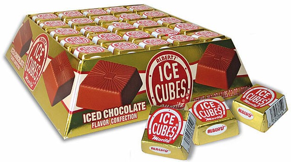 Albert's Ice Cubes Moritz Iced Chocolate Flavor Confection Candy - 125 ...