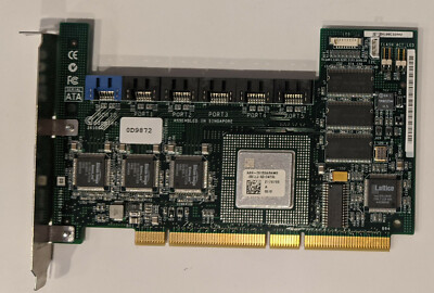Dell 0D9872 Adaptec AAR-2610SA / 64MB 6 port SATA RAID Controller Card | eBay