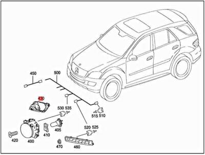 Genuine MERCEDES W164 M-CLASS W164 Bracket 1648890314 | eBay