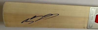 BEN STOKES HAND SIGNED CRICKET BAT - ENGLAND CRICKET AUTOGRAPH - FULL ...