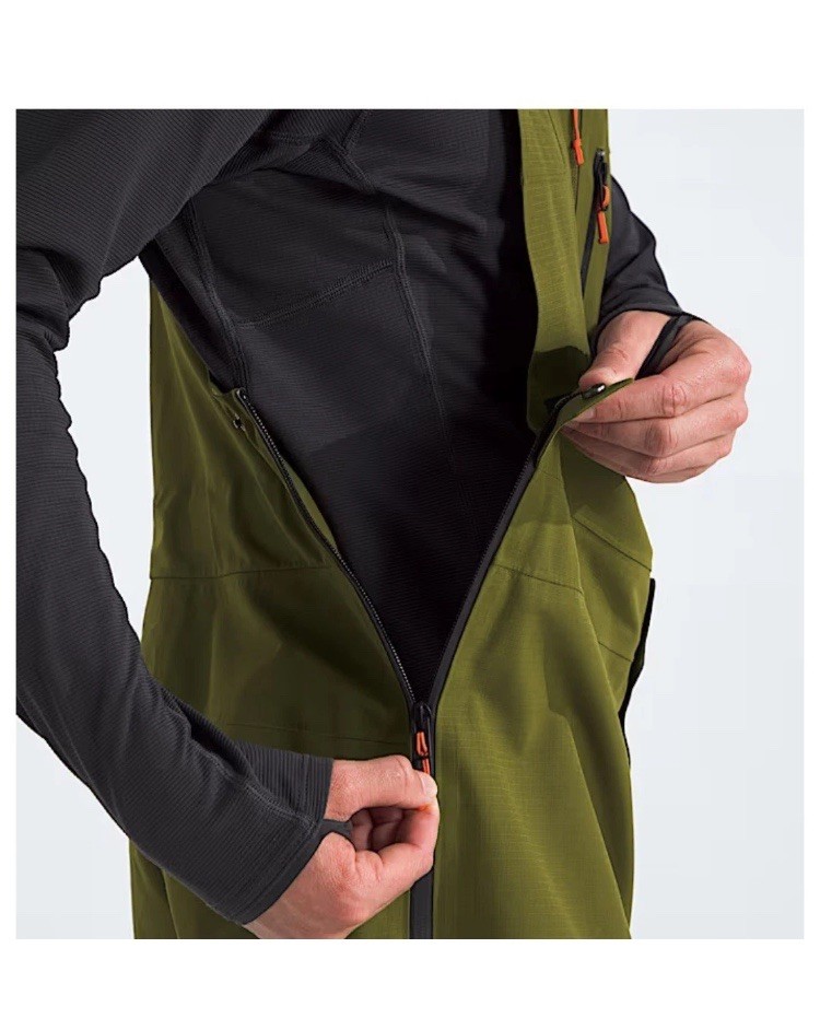 New Men's The North Face Ceptor Bibs Size S L 2XL Meadow Grass Green ...