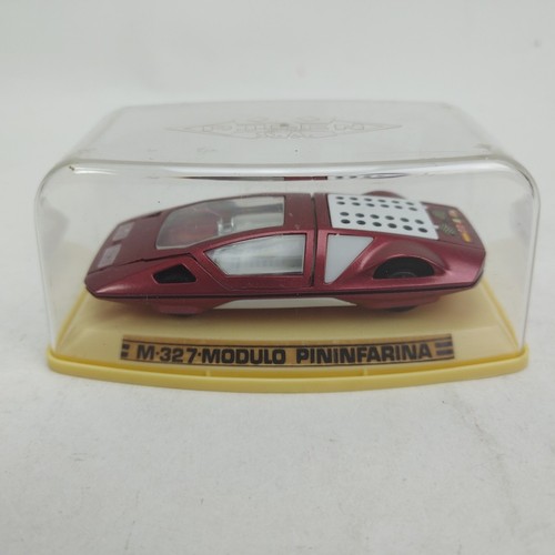 Vintage Pilen 5/73 Modulo Pininfarina Diecast Model Display Case M327 ...