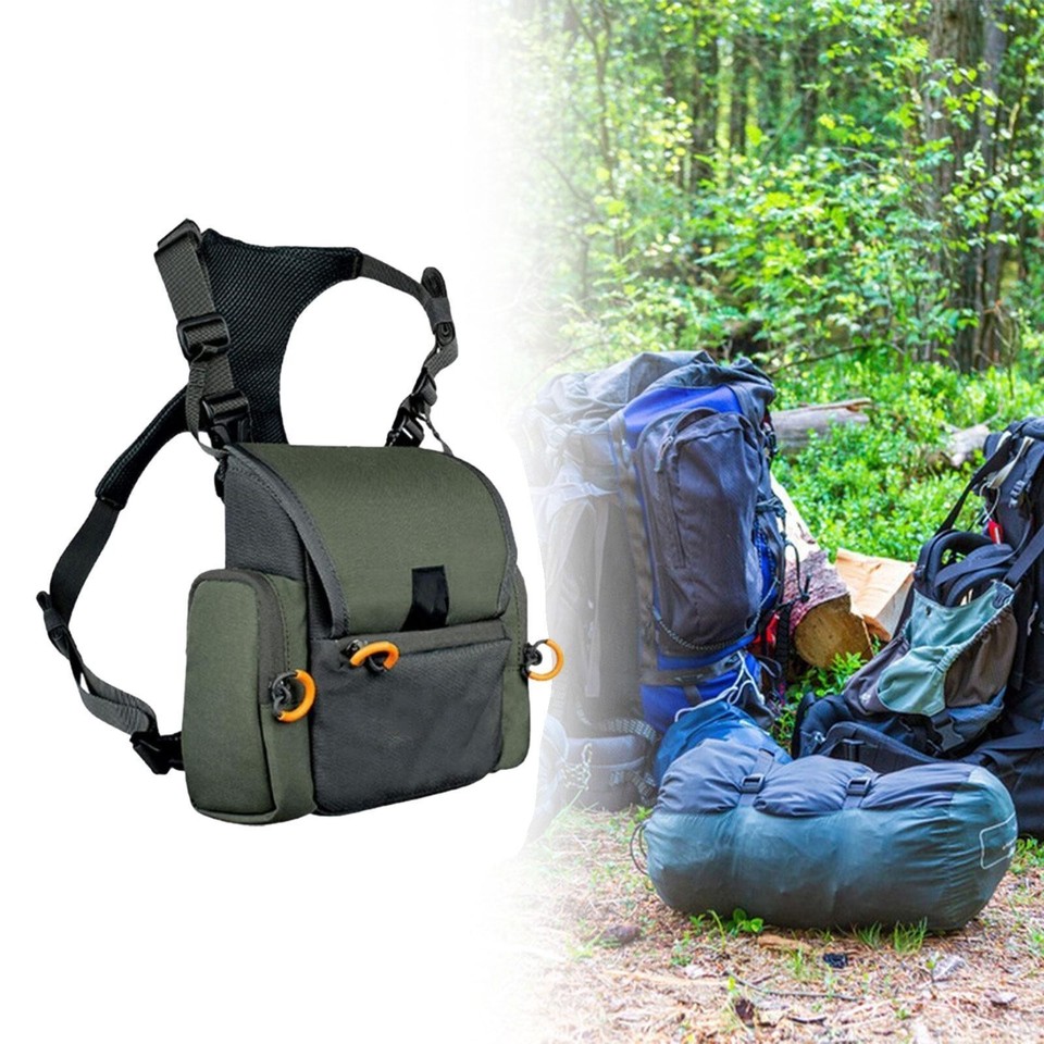 Binocular Harness Chest Pack Multi Pocket Multifunction Portable Bino ...