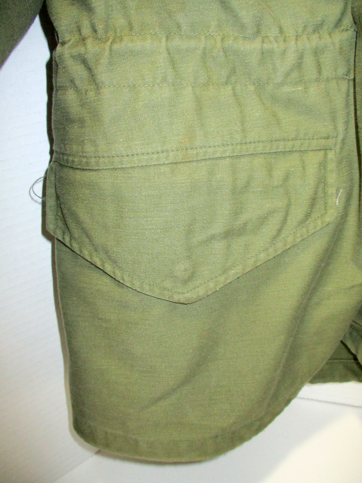 VTG US Army Military M65 Field Jacket & Hood Mens Medium Short 1969 OG ...