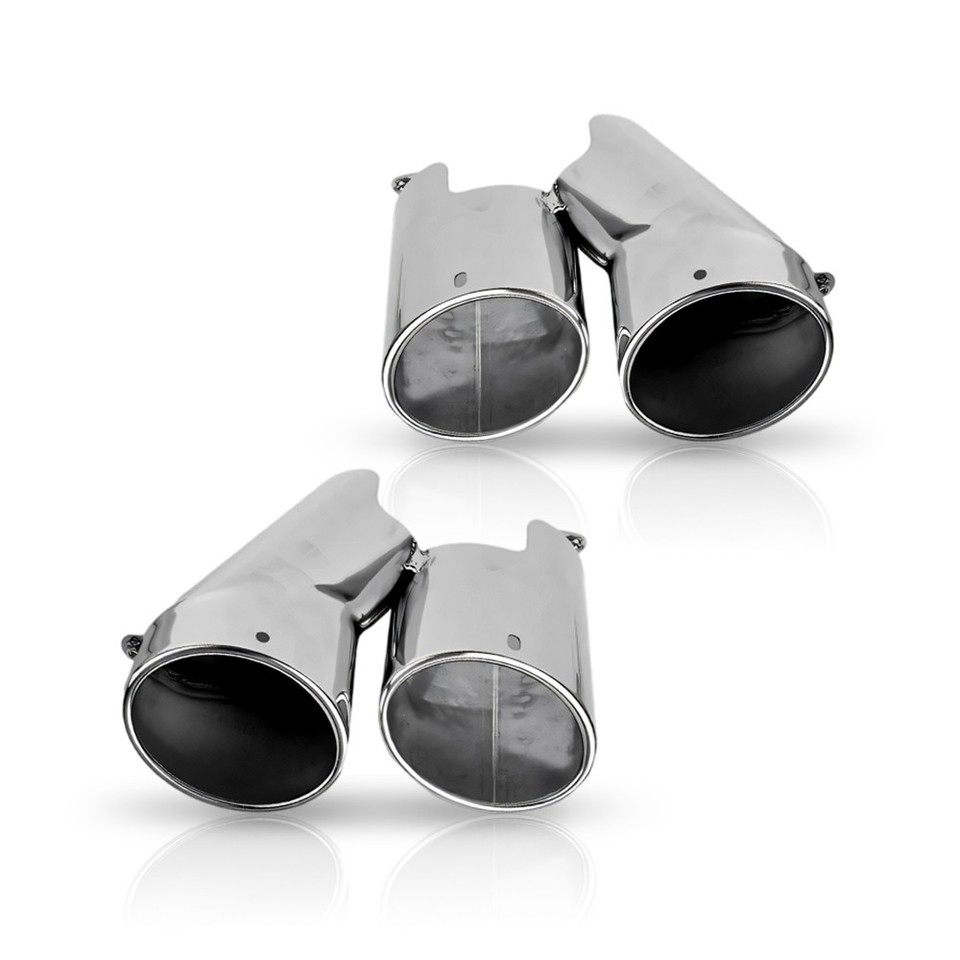 2x For 2018-2022 Honda Accord Car Stainless Rear Exhaust Pipe Tail ...