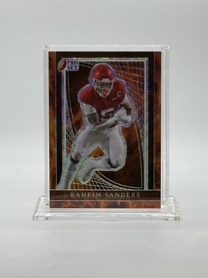 2024 Pro Set Orange - Raheim Sanders #115 Premium Card (#'d 1/1) | eBay