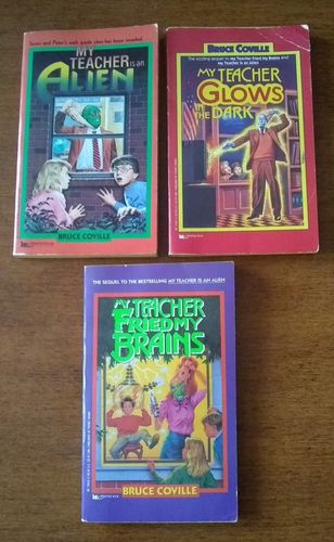 3 Book Lot The Series My Teacher Is an Alien books by Bruce Coville 1 ...