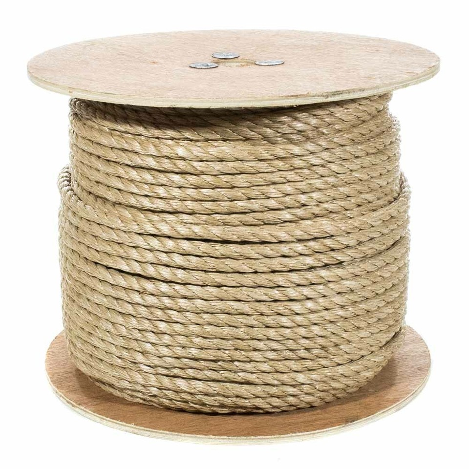 Twisted ProManila / UnManila / Tan Polypro Rope (Various Lengths ...