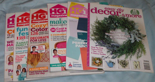 Lot of 5 HGTV Magazines Back Issues from 2012-13 and 2023 DIY Decor ...