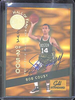 1994 Signature Rookies Gold Standard Autograph #HOF4 Bob Cousy | eBay