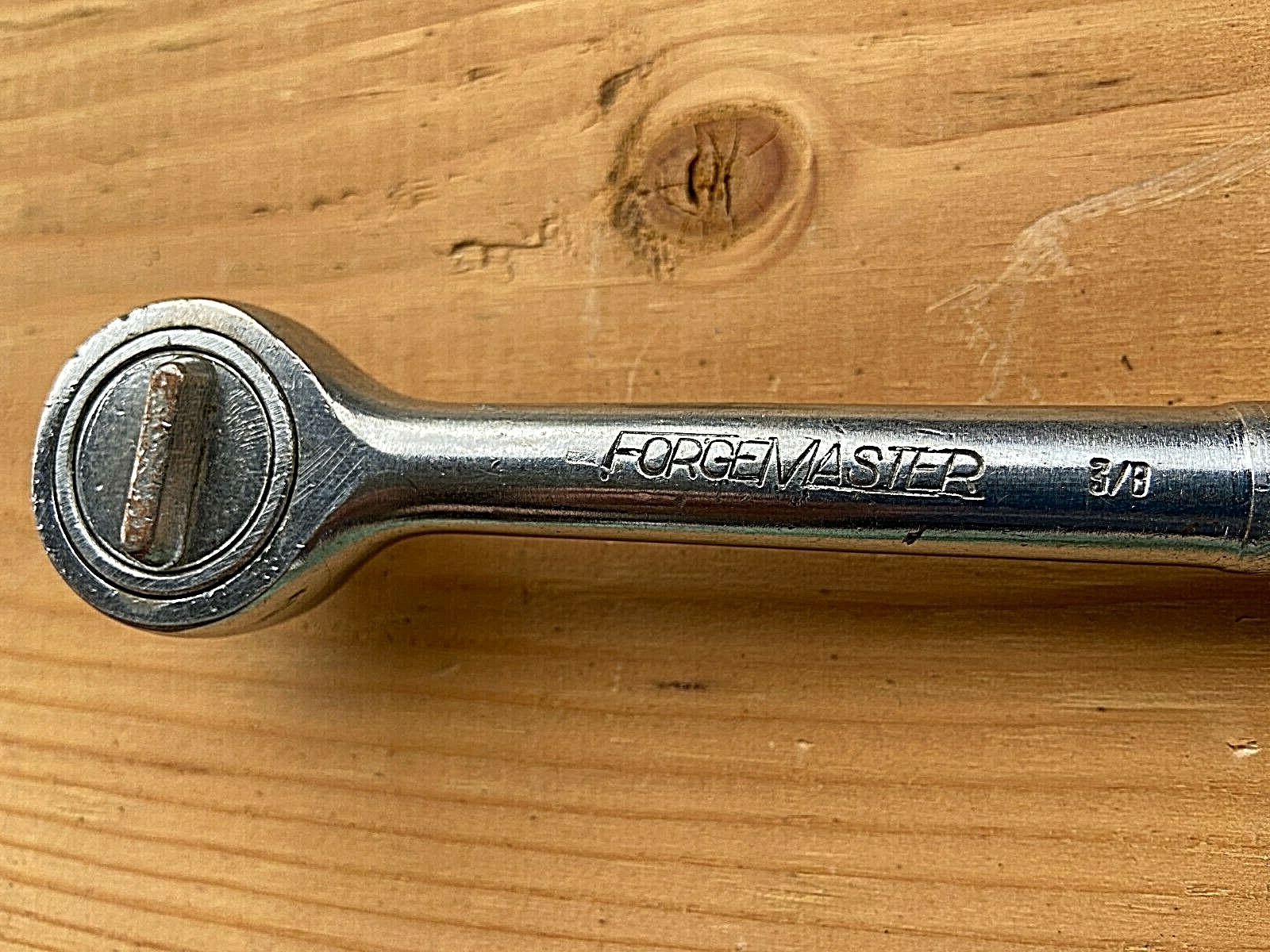 Vintage Forge Master 3/8" Drive Ratchet 7-1/2" Long, Round Handle, USA ...