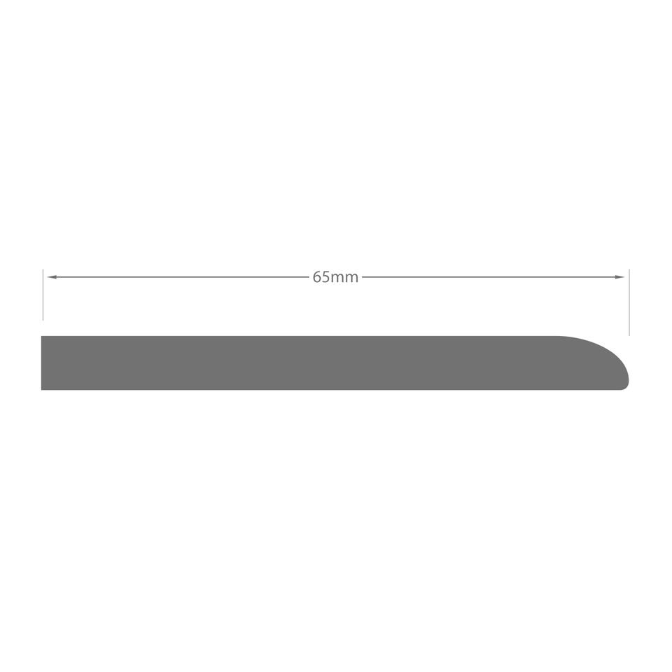 uPVC Plastic Trim Bead 5m Cloaking Fillet D Mould PVC Architrave Window ...